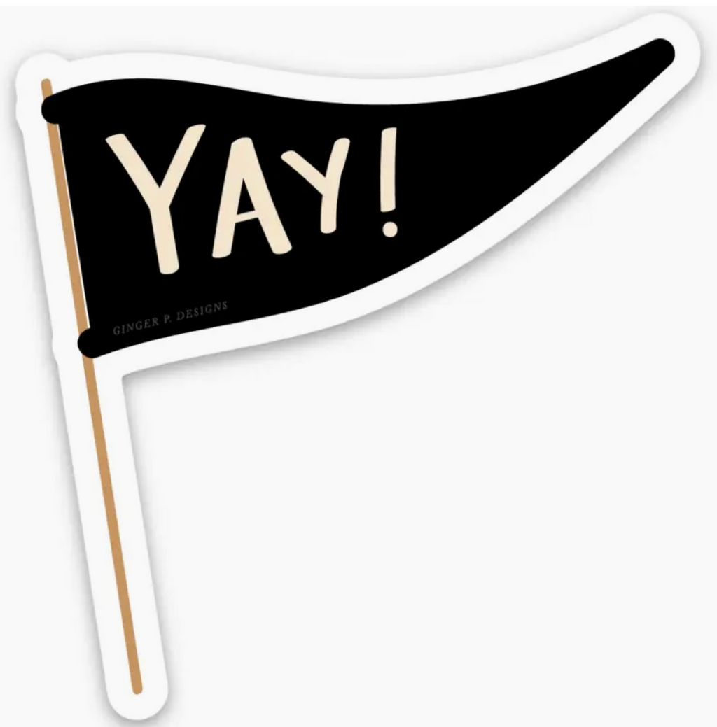 Yay! Flag Vinyl Sticker – Ashe Couture, Inc