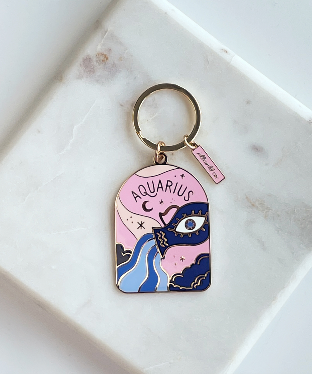 Aquarius Keychain – Ashe Couture, Inc